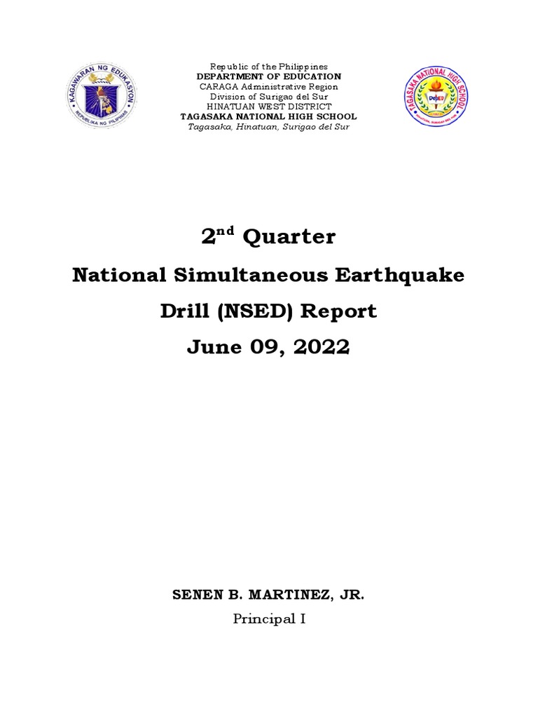 Tagasaka NHS NSED Report 2022 | PDF