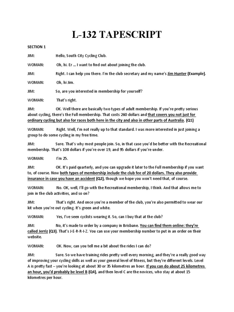 L-132 Tapescript | PDF | Memory | Recall (Memory)