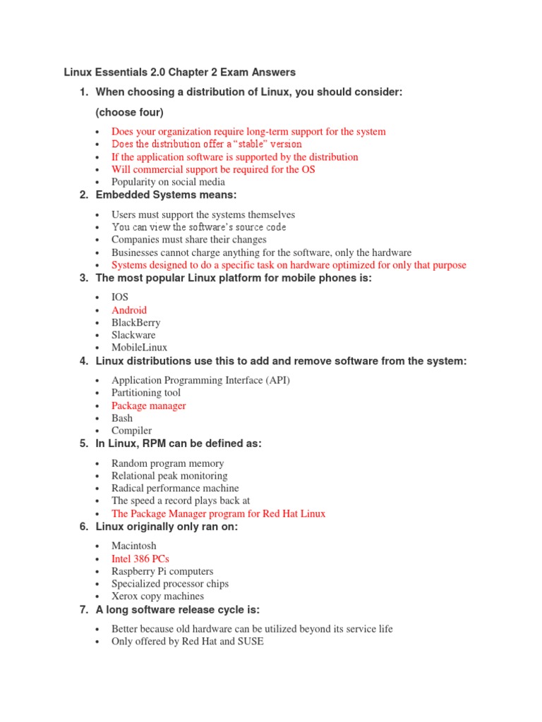 Linux Essentials | PDF | Linux Distribution | Linux