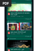 Iwe Asiri Ogun Isenbaye... Volume 1 | PDF | Language Arts & Discipline | Wellness