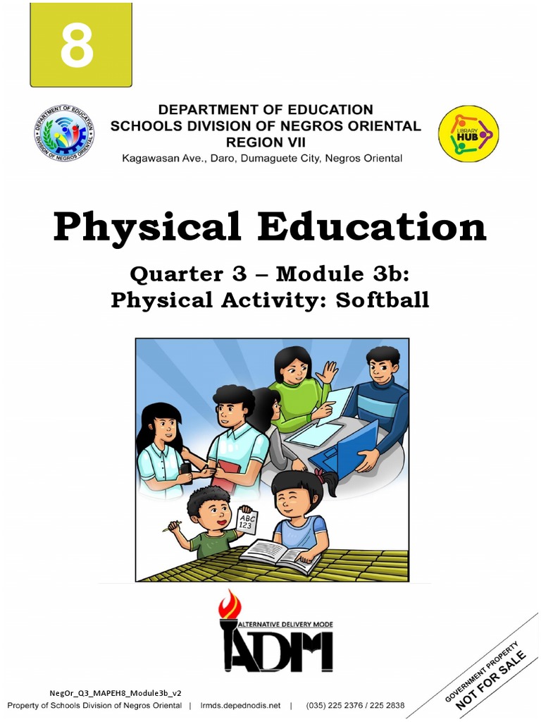 Pe-8 - 3q - 3b Refined E2 Softball | PDF | Softball | Ball Games