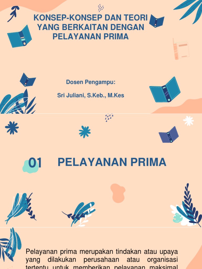 P2. Konsep Dan Teori Yang Berkaitan Dengan Pelayanan Prima | PDF