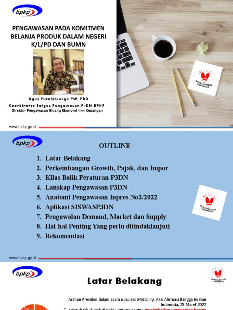 Skema Pengawasan P3DN Pada KLPD | PDF