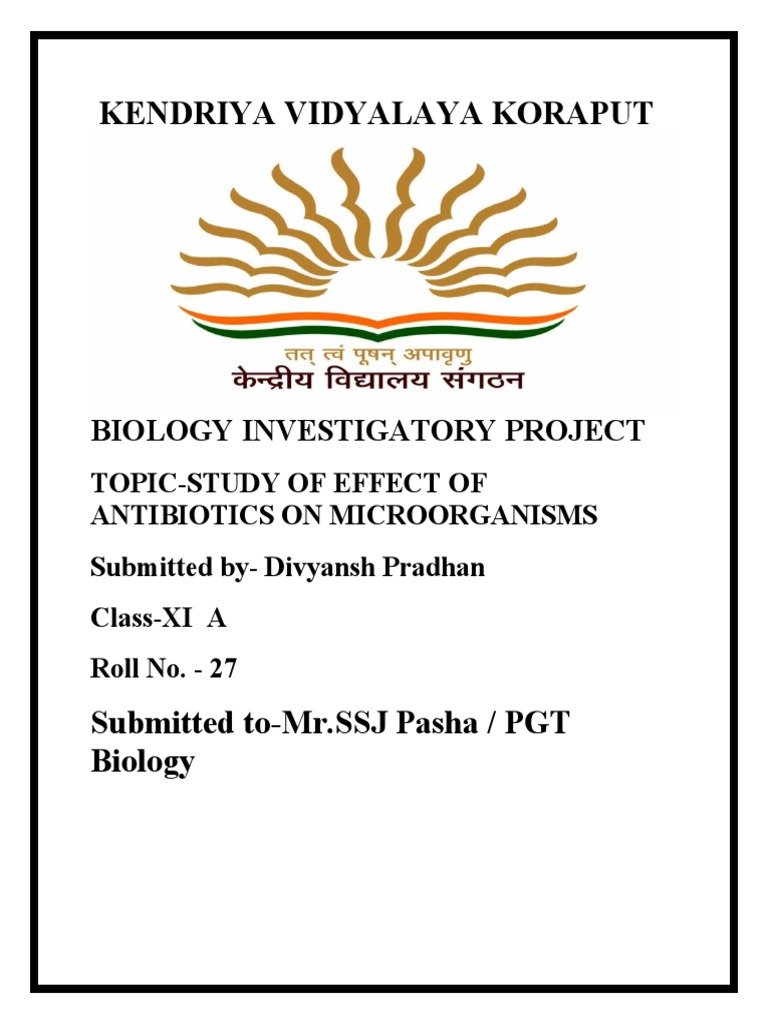 Biology-Investigatory Project | PDF