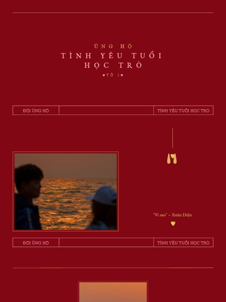 10A13 - Nhóm 1 - Ủng hộ Tình yêu tuổi học trò | PDF