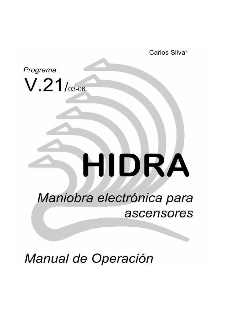 Carlos Silva Hidra | PDF | Ascensor | Diodo emisor de luz