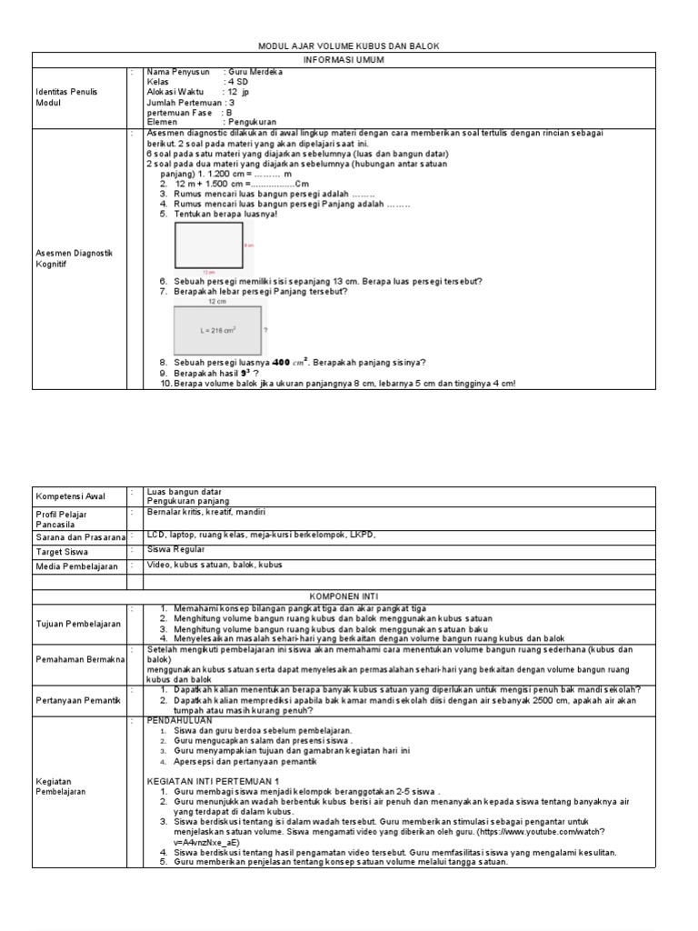 Contoh Ma Untuk Format | PDF