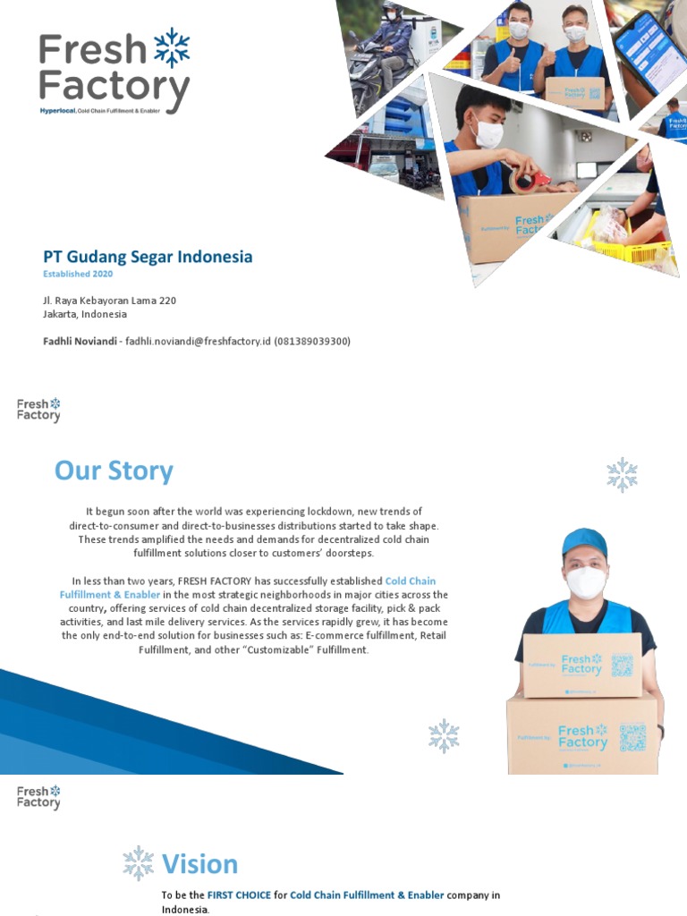 Fresh Factory Company Profile | Download Free PDF | E Commerce | Mass Media