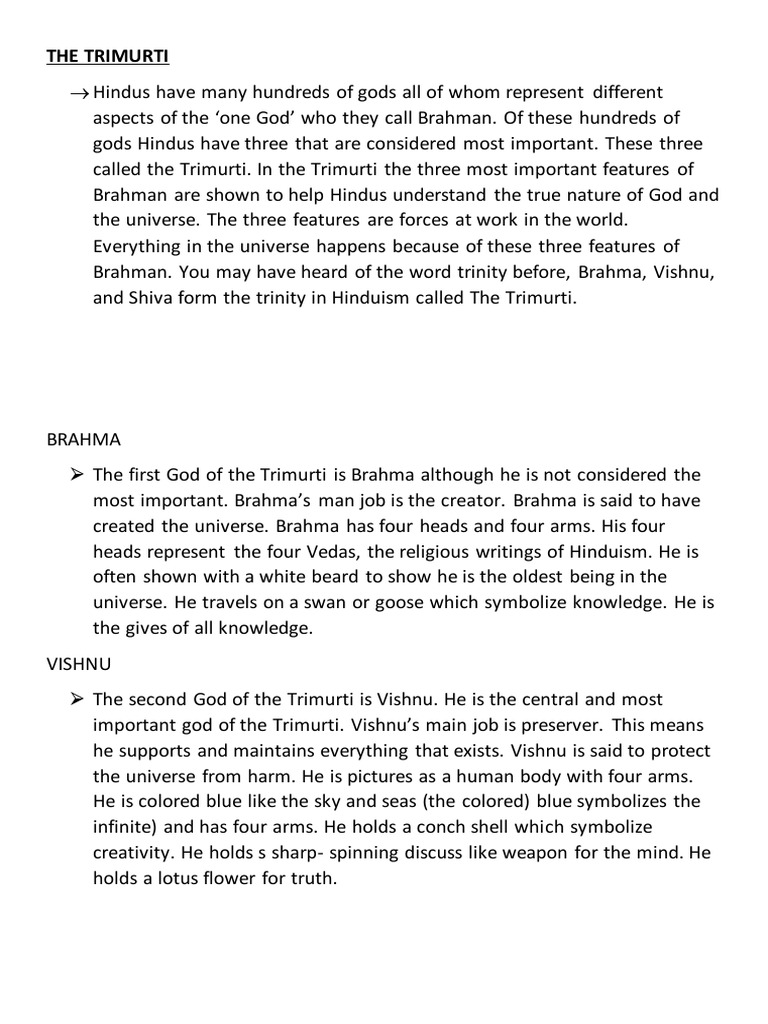 Trimurti | PDF