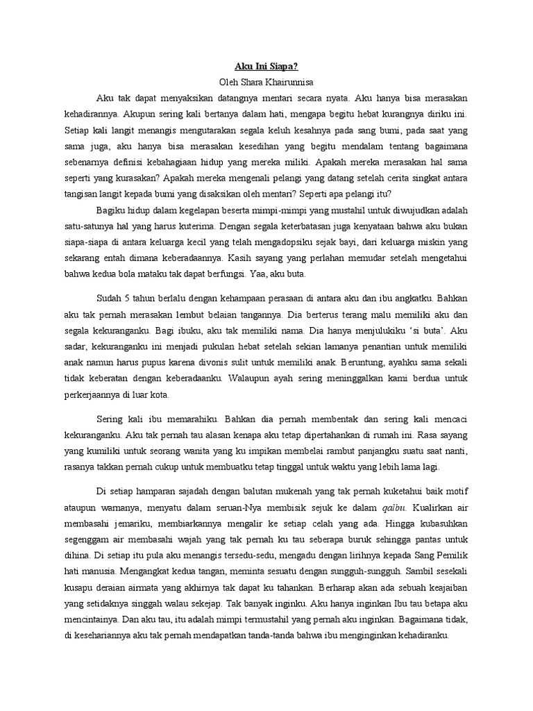 AKU INI SIAPA-1 | PDF