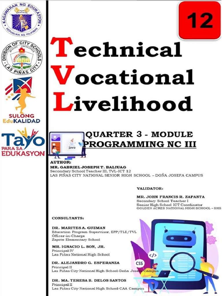 Q3 G12 Programming M1 | Download Free PDF | Parameter (Computer Programming) | Method (Computer ...