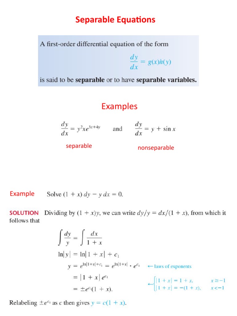 Differential Equations - 3 | PDF