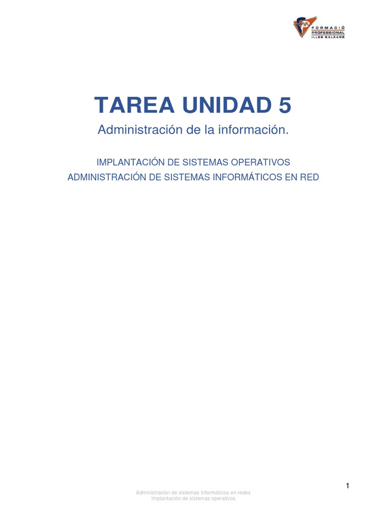 ASIR ISO Tarea 05 | PDF | Archivo de computadora | Ventana (informática)