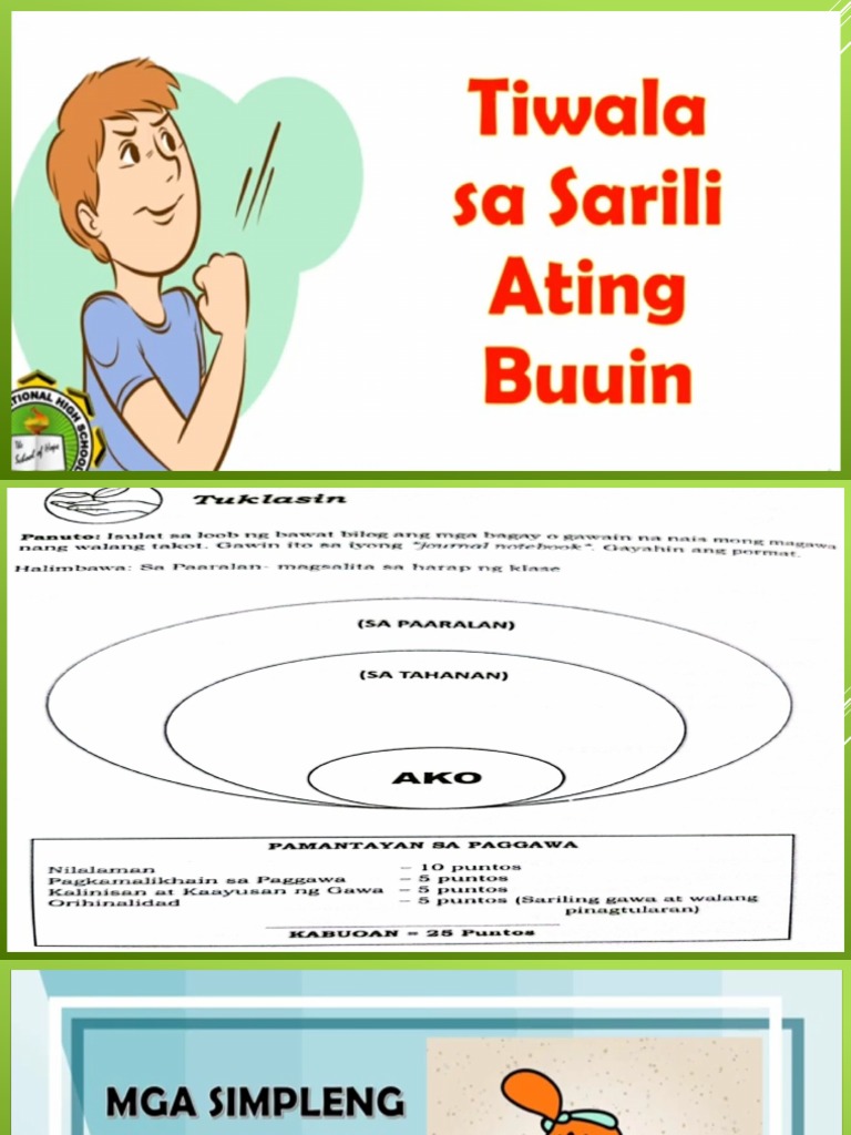 EsP 7 Module 5 Tiwala Sa Sarili Ating Buoin | PDF