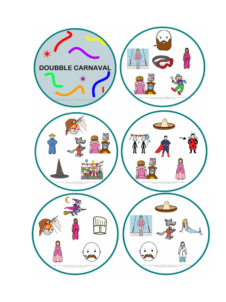 Dobble Celebramos Carnaval | PDF