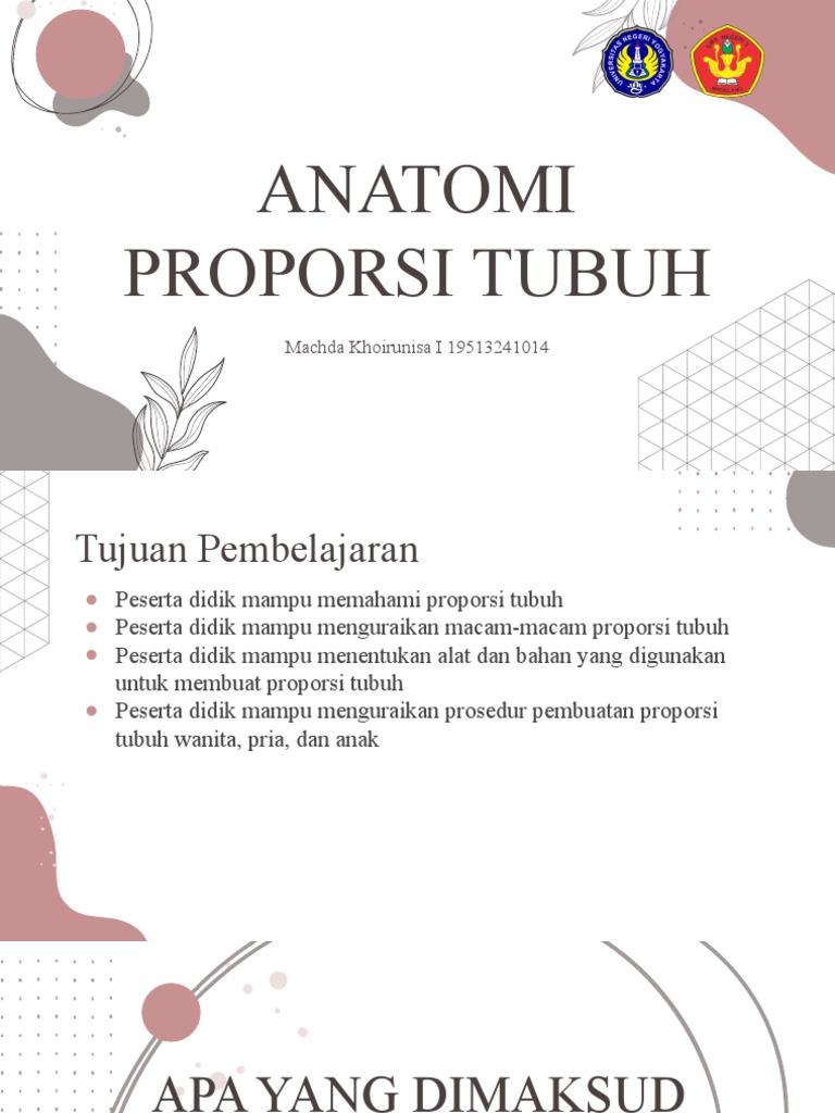Pemahaman Proporsi Tubuh Manusia | PDF | Karier & Perkembangan ...