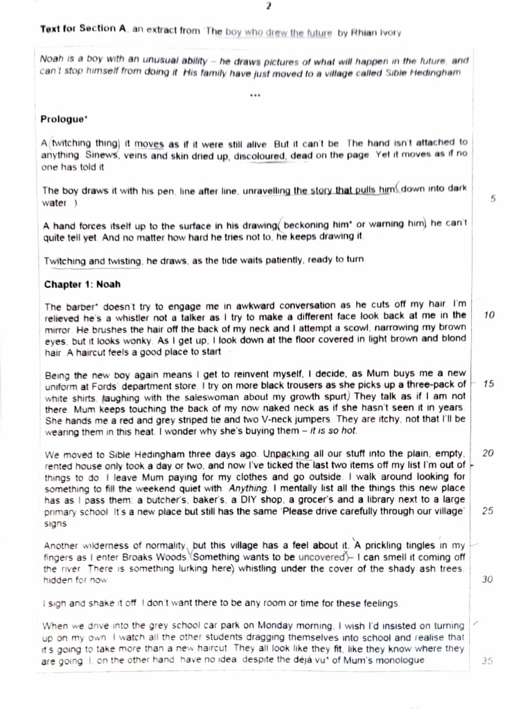 2020 English Lower Secondary Paper-2 Insert | PDF