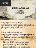 Ang Kabihasnang Aztec | PDF
