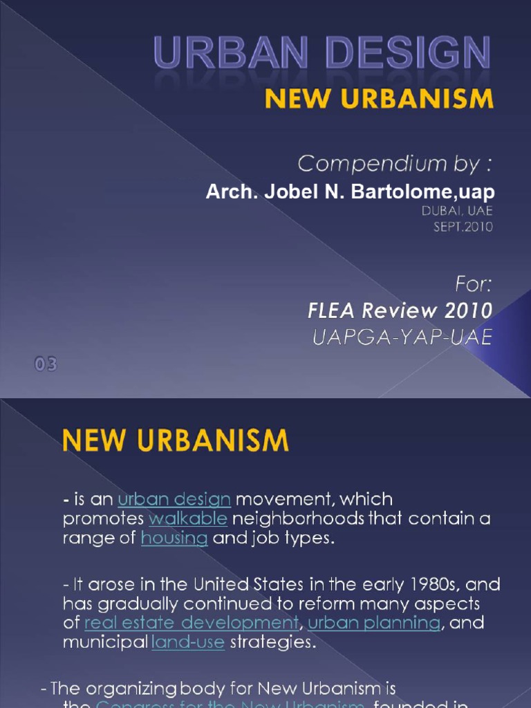 New Urbanism | PDF