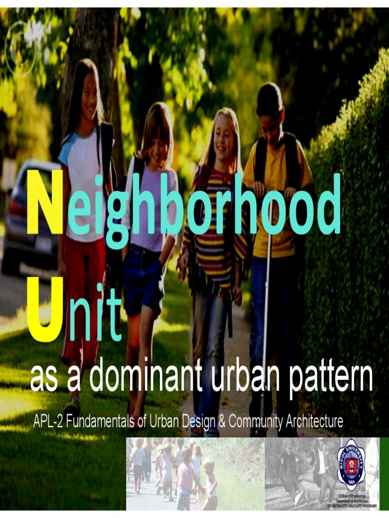 Neighborhood Unit Perry | PDF | Urban Sprawl | Urbanization