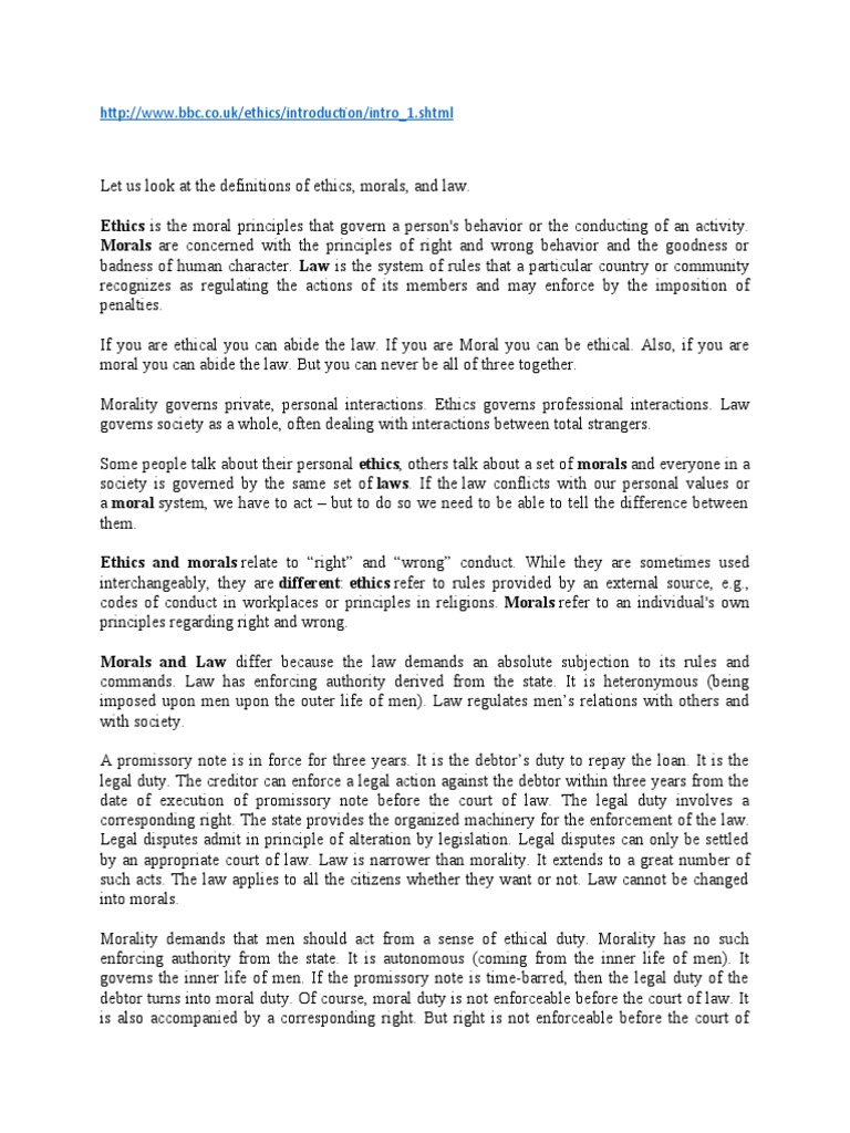 Ethics Morality Law Download Free Pdf Morality Applied Ethics