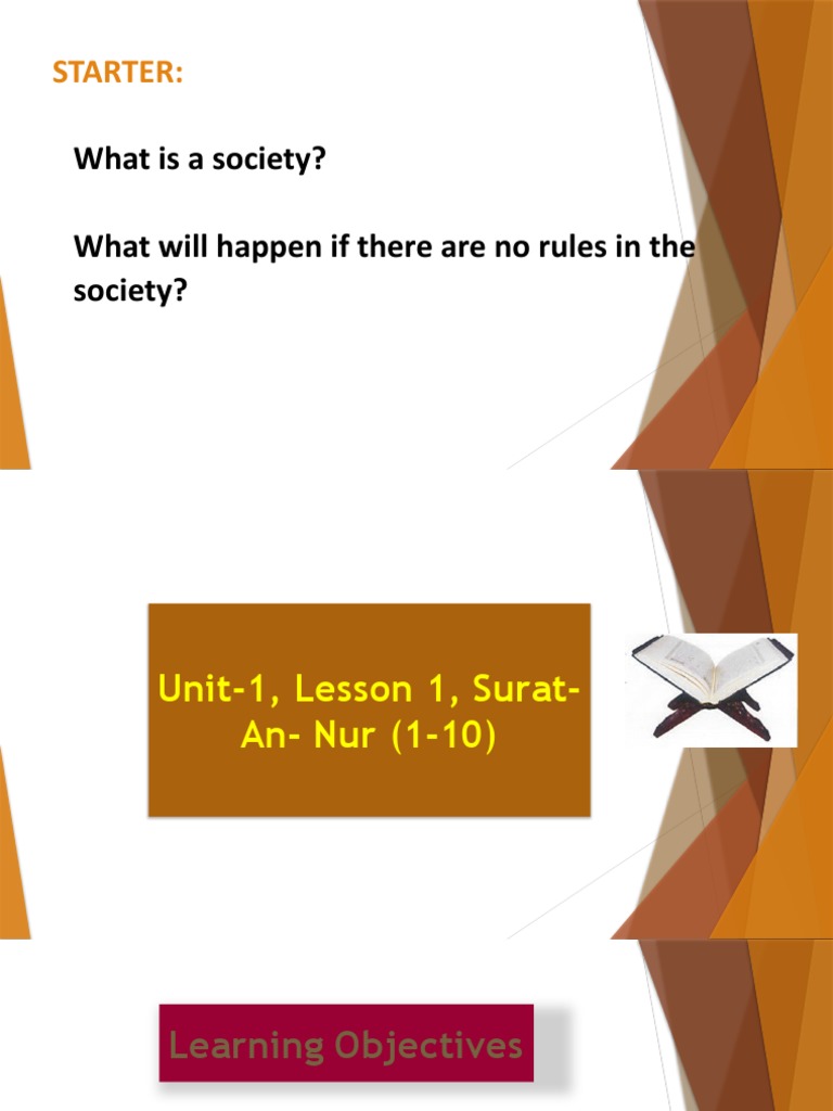 1.surah Nur (1-10) | PDF | Surah | Quran