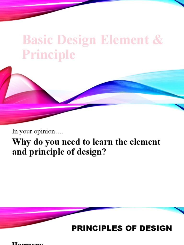 Basic Design Element & Principle | PDF
