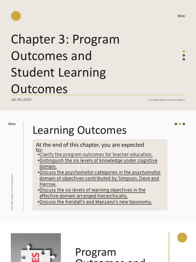Assessment in Learning 1 Chapter 3 | PDF | Learning | Knowledge