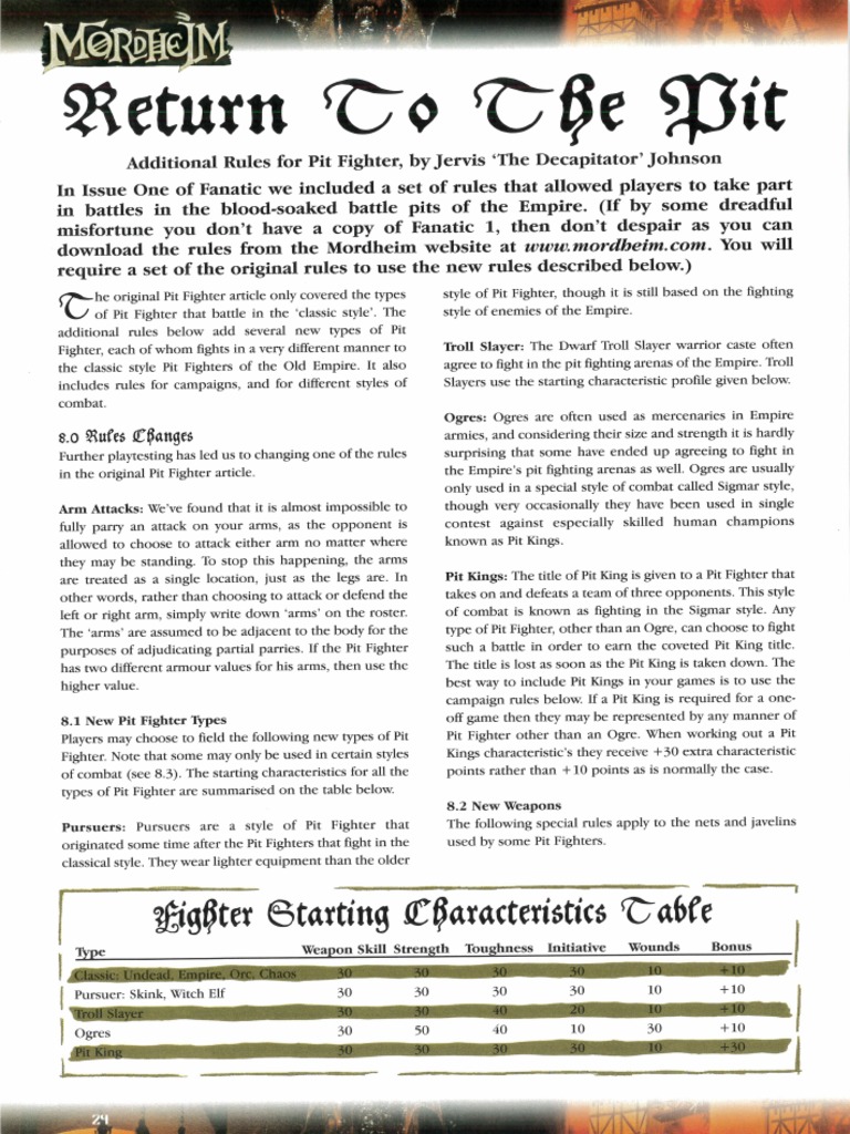 Fanatic Magazine #3 - Return To The Pit - Painting Horses - The ...