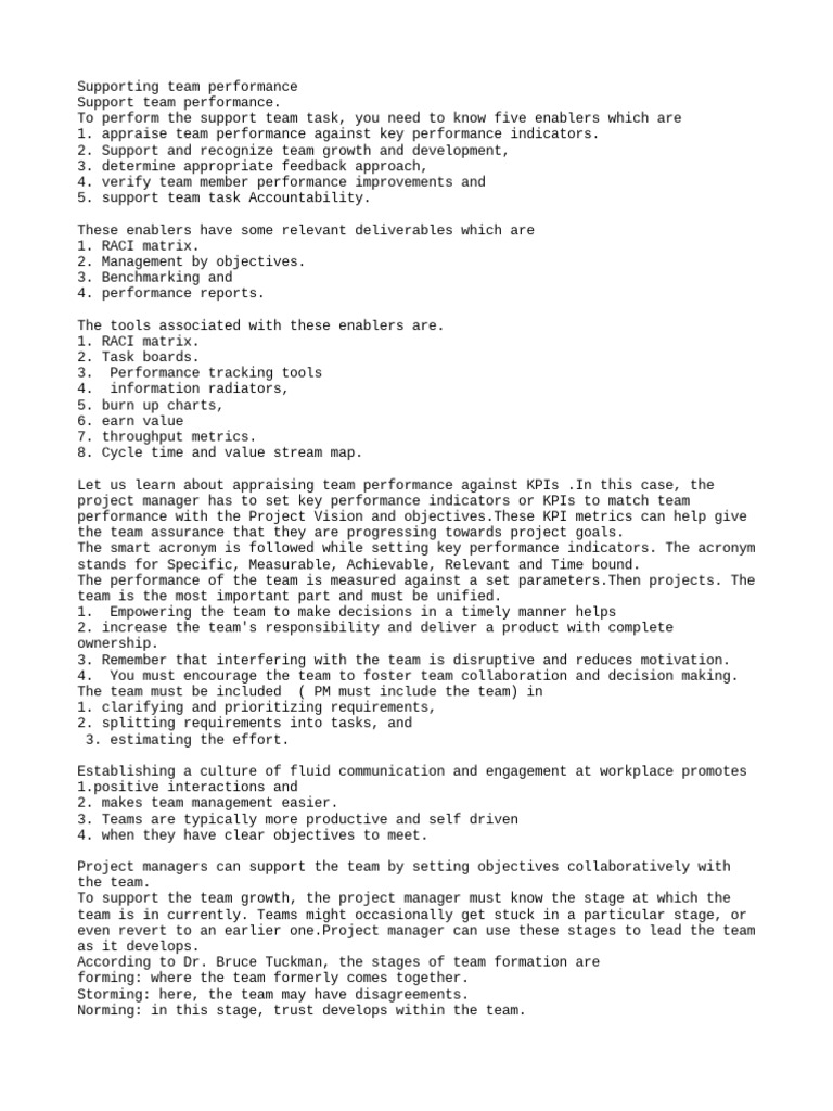 Performance Monitoring | Download Free PDF | Agile Software Development | Performance Indicator