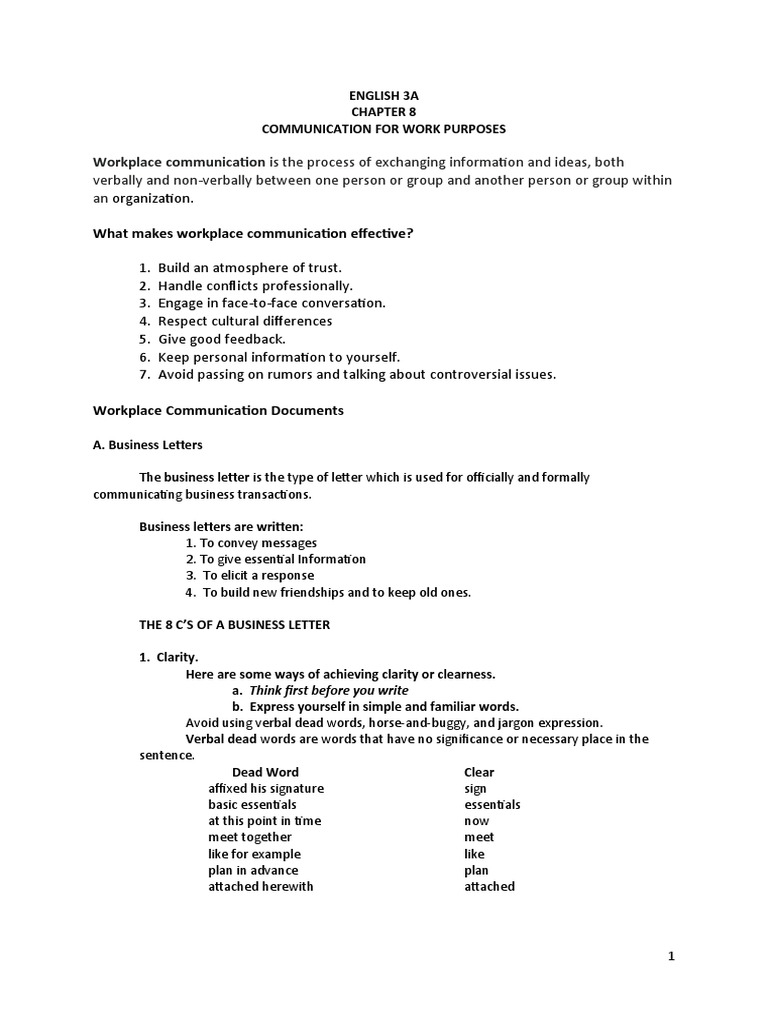 Eng 3a Chap 8 Outline | PDF | Résumé | Interview