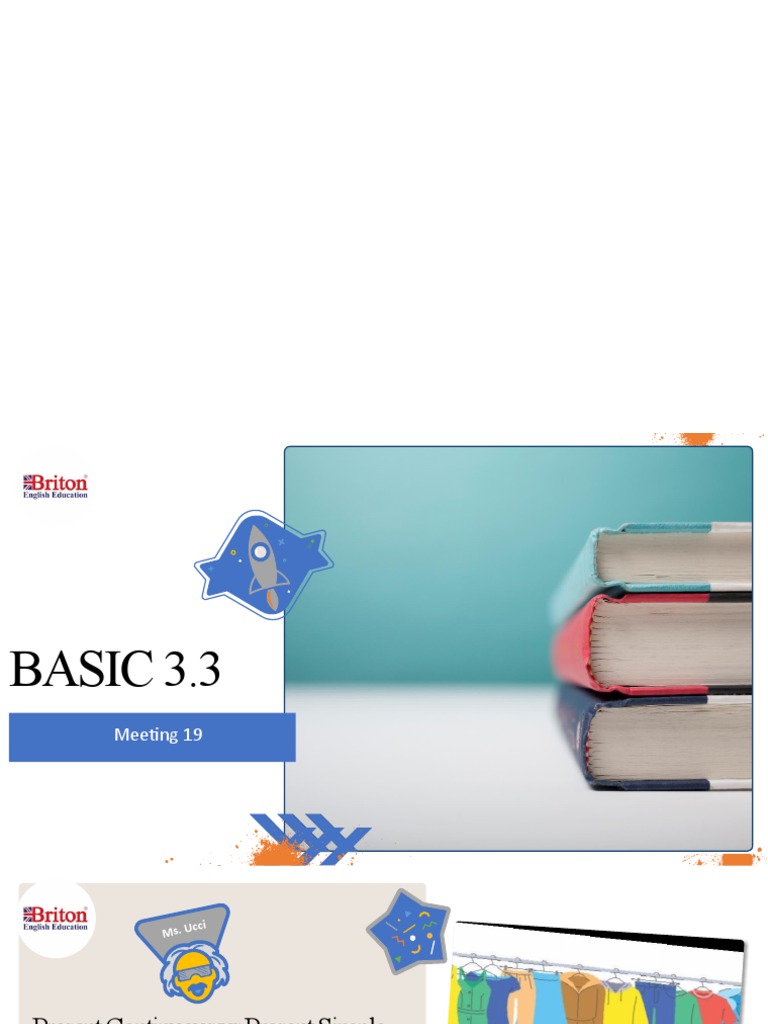 BASIC 3.3 Meeting 19 - FZ | PDF | Clothing | Subject (Grammar)