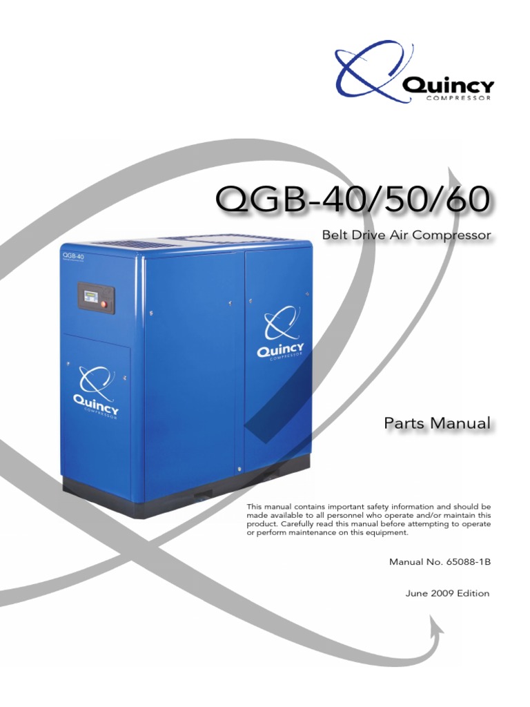 QGB 40-50-60 Parts Manual | PDF | Fuse (Electrical) | Pipe (Fluid ...