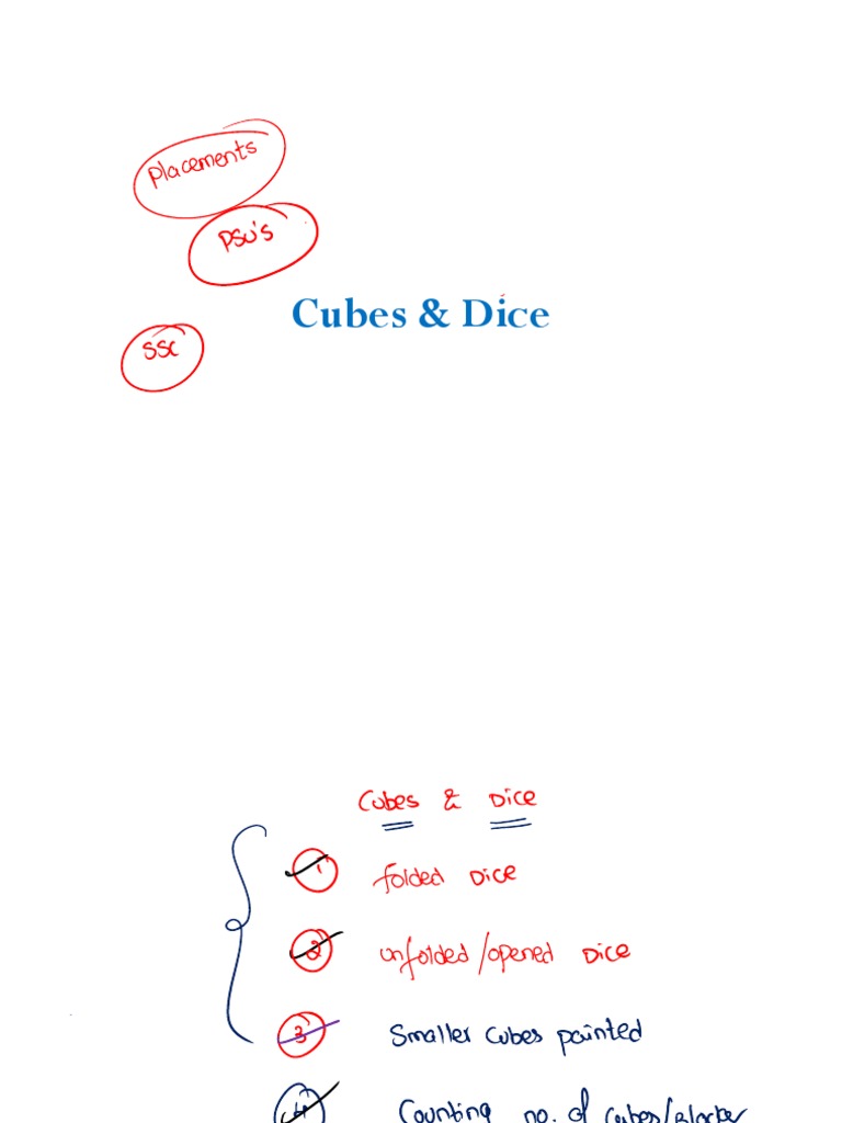 Cubes & Dice | PDF | Geometry | Polytopes