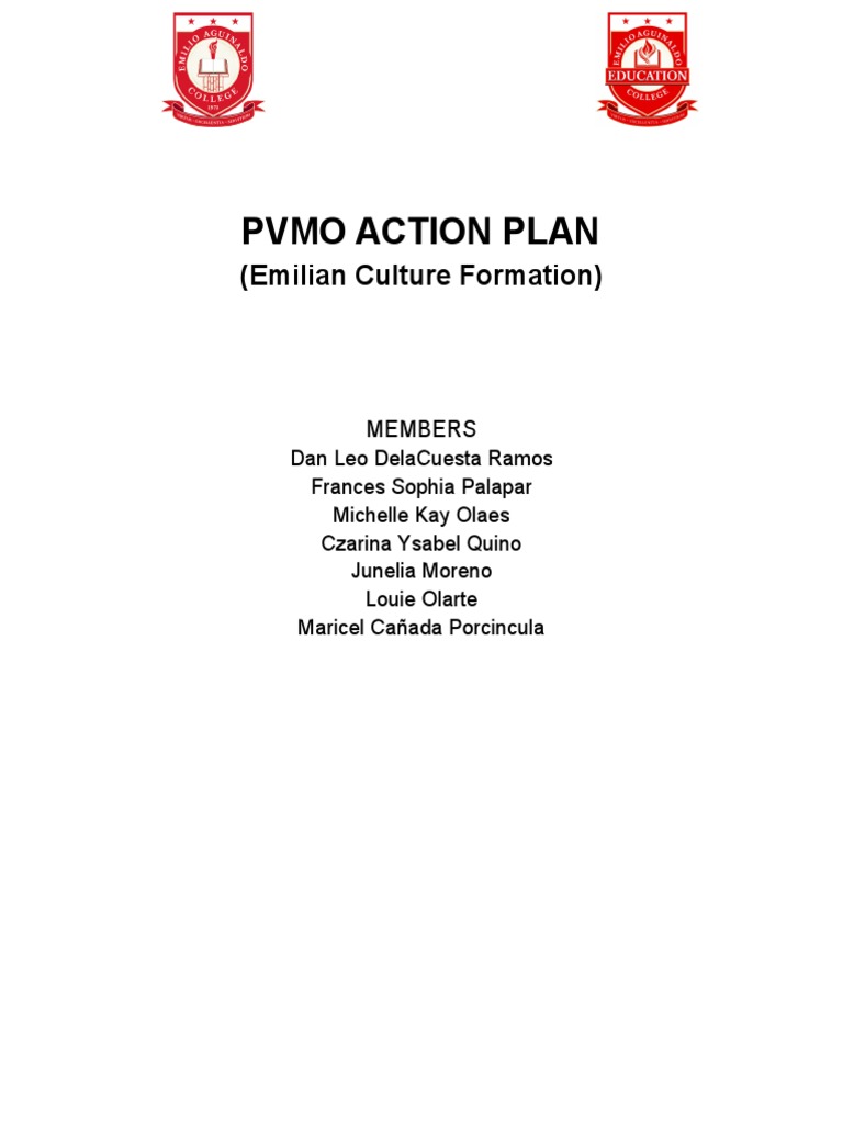 Pvmo Action Plan Group 4 1 | PDF | Recycling | Goal