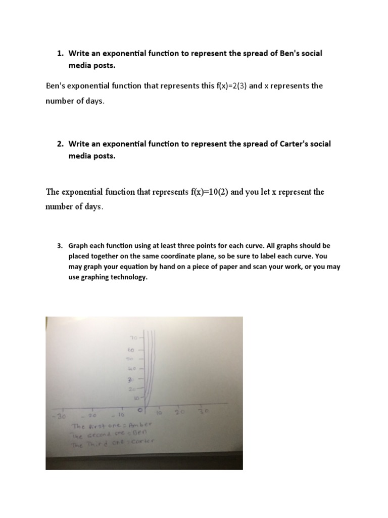 03 04 Graphing Exponential Functions Work Pdf Function Mathematics Exponential Function