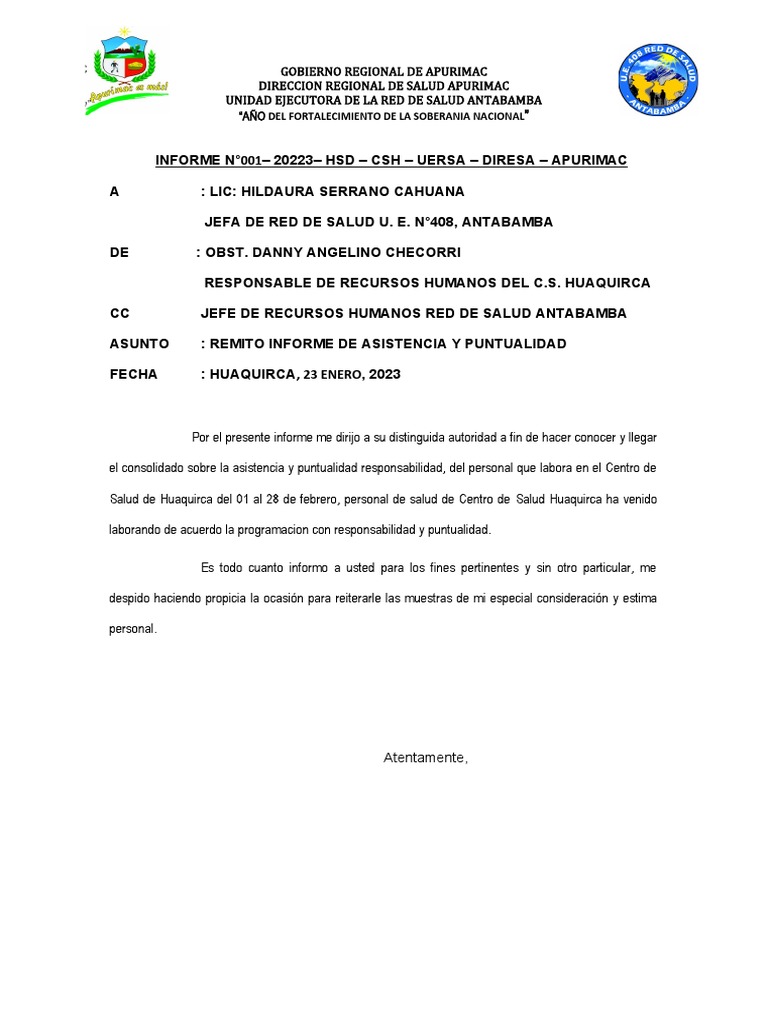 Informe RRHH 222222222 | PDF