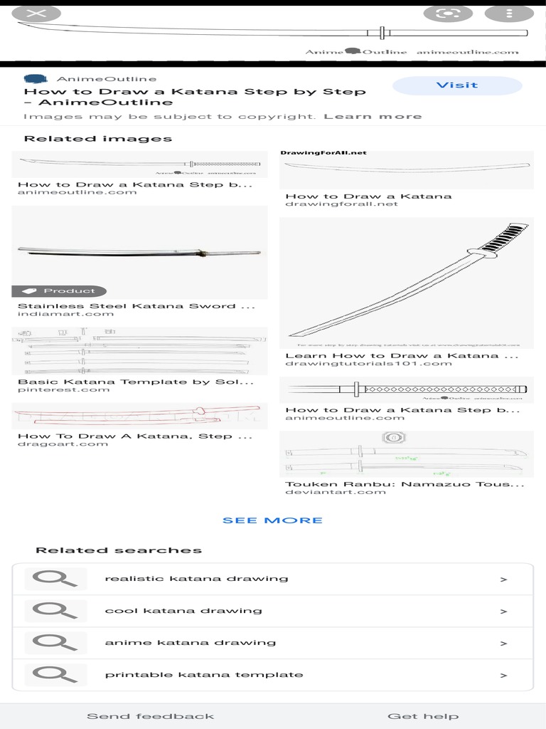 How To Draw Katana On Wood - Google Search | PDF