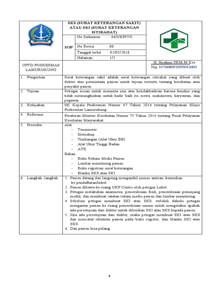 Sop Ski Dan SKS | PDF