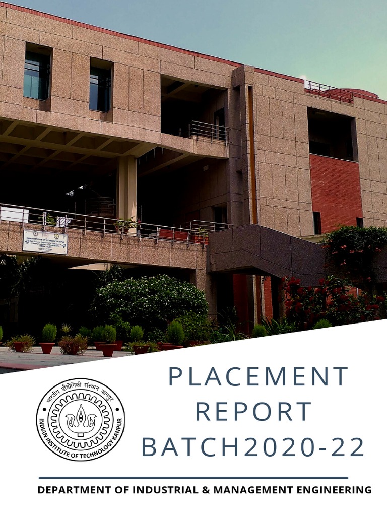 Mtech Ime Iitk Final Placement Report Batch 2020 22 | PDF