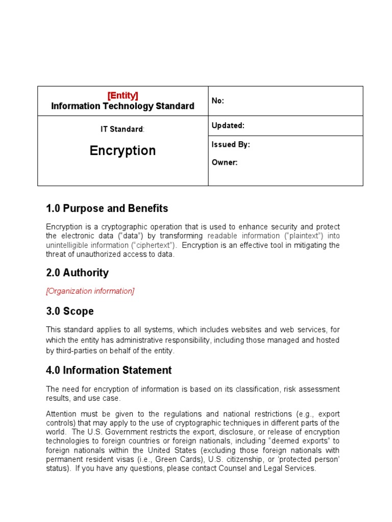 Encryption Standard | PDF | Encryption | Cryptography