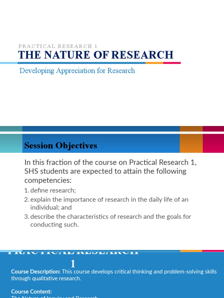 PR1 Nature | PDF | Methodology | Evidence Based Practice