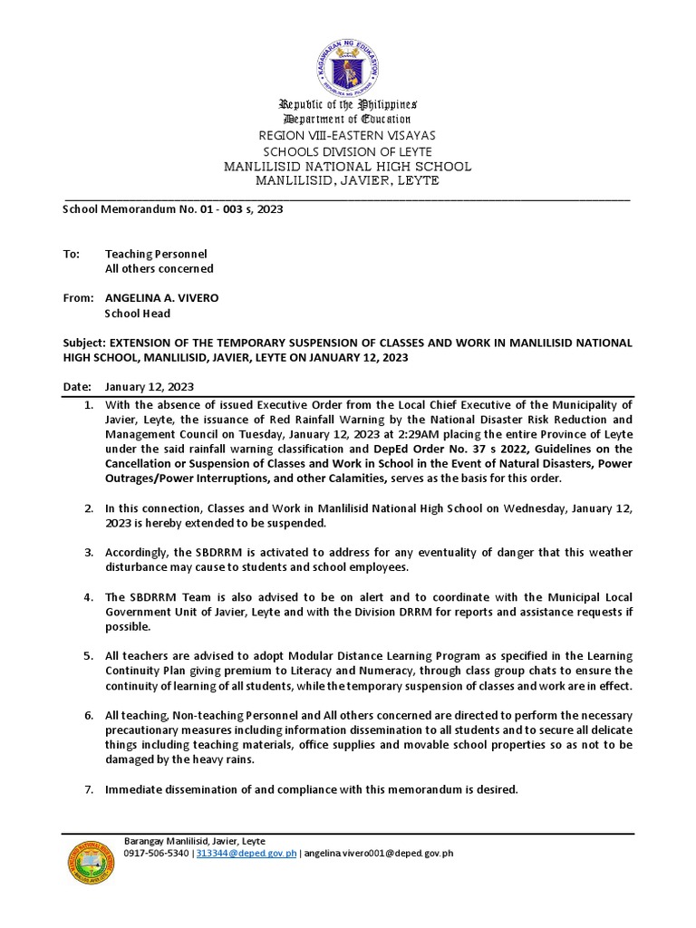 Barangay Manlilisid, Javier, Leyte 0917-506-5340 ǀ ǀ Angelina ...