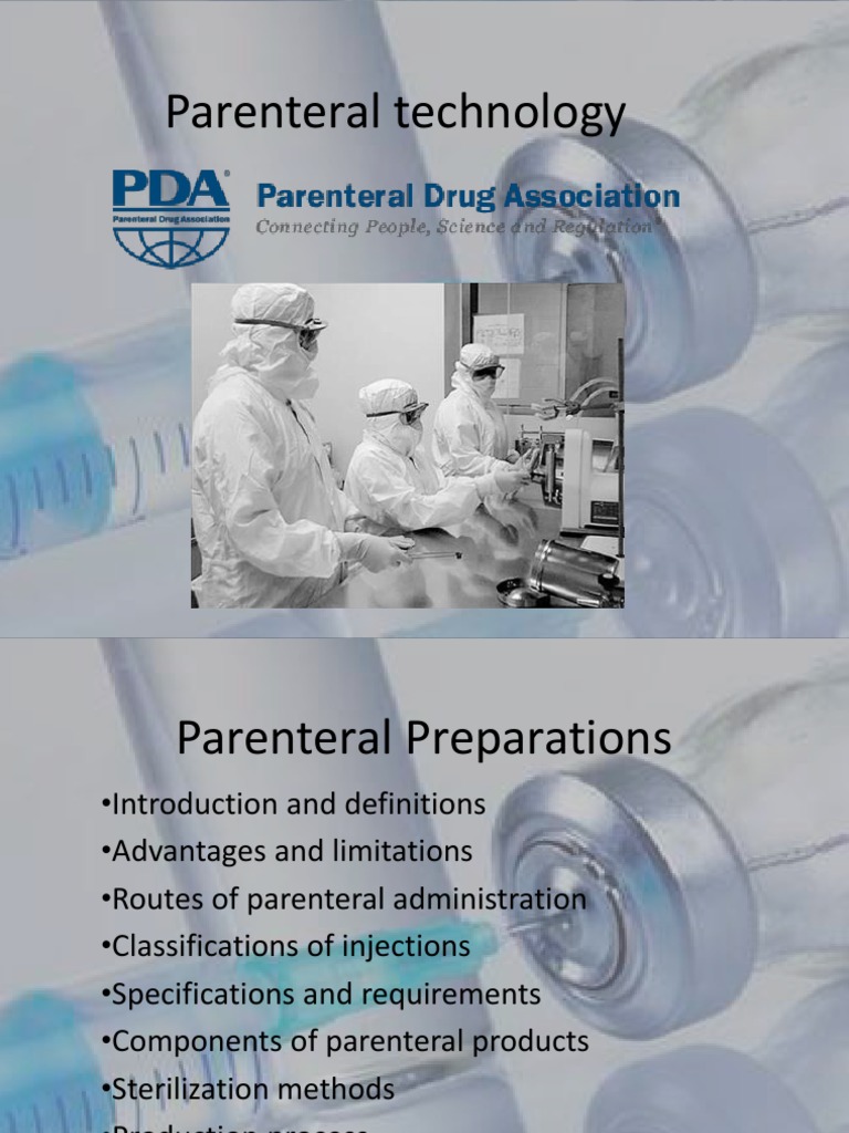 Parenteral Technology | PDF | Sterilization (Microbiology ...