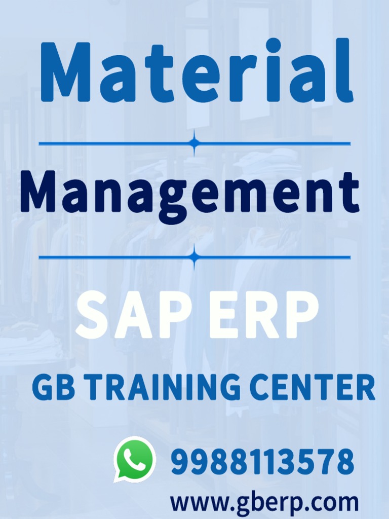 SAP 'MM' Material Management Training Chandigarh | PDF SAP 'MM' Material Management Training Chandigarh | PDF