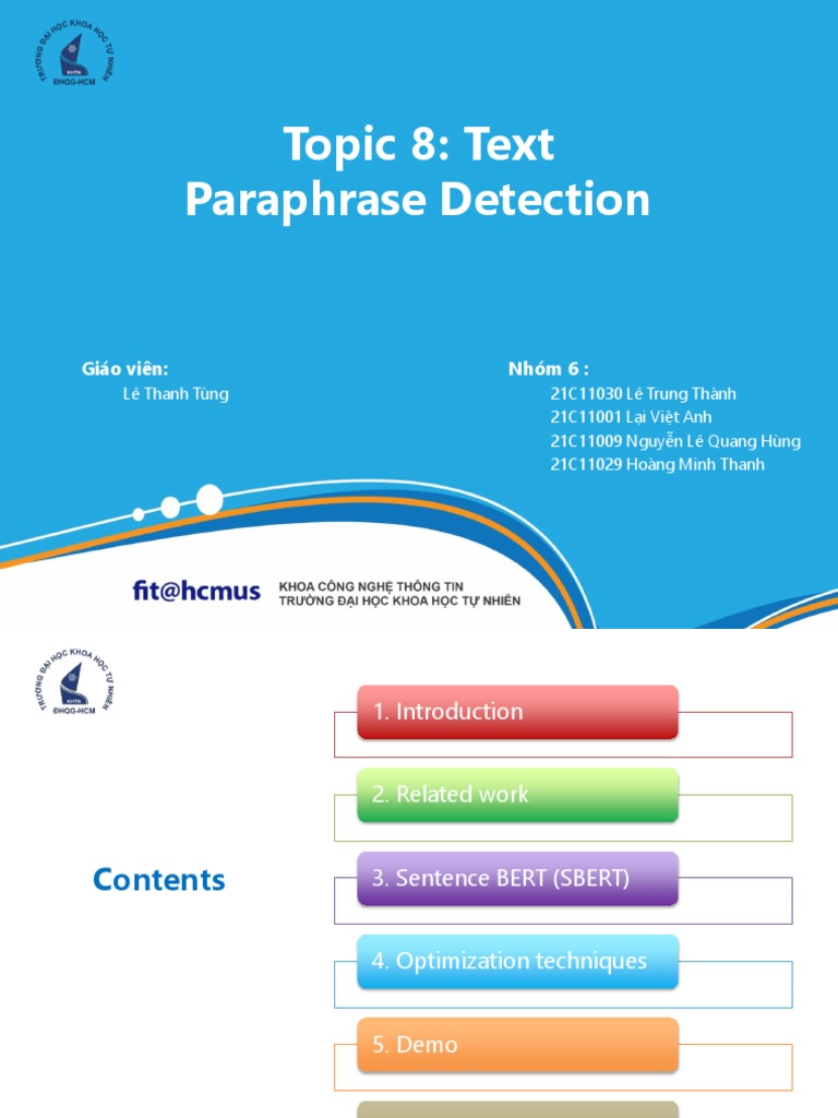 Text Paraphrase Detection | PDF | Applied Mathematics | Information Science