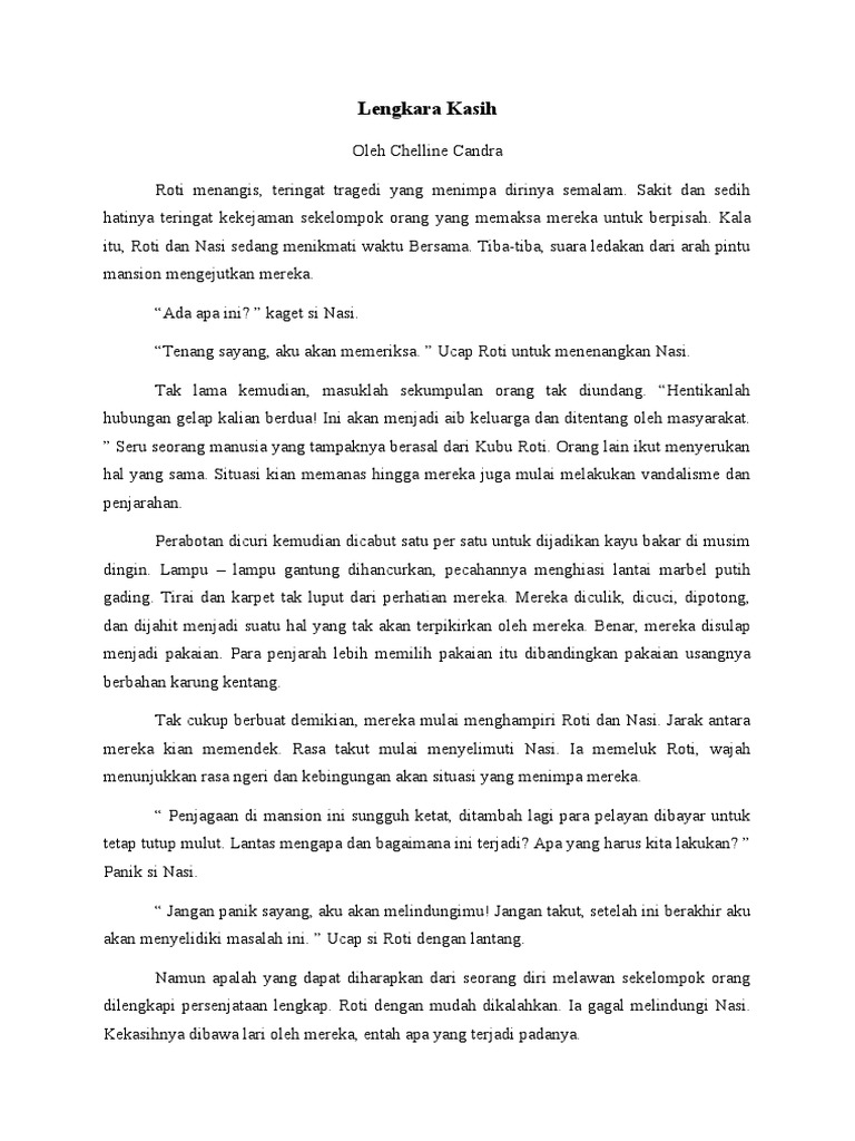 Cerpen Bahasa Indonesia | PDF