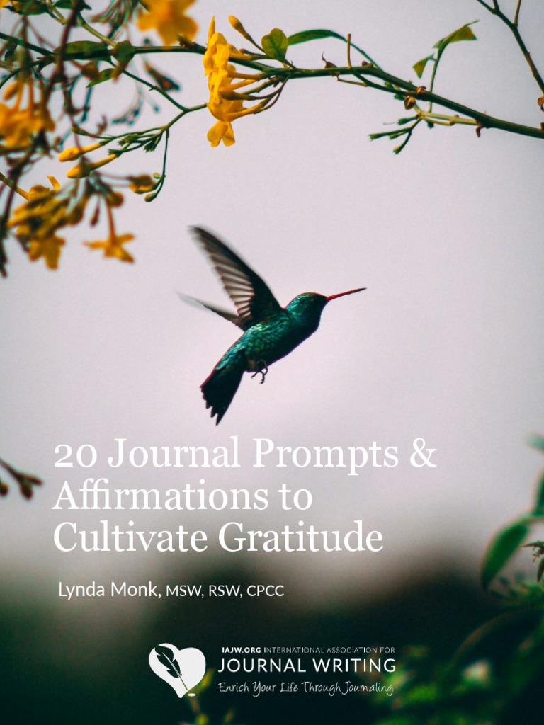 20 Journal Prompts Affirmations To Cultivate Gratitude | PDF ...