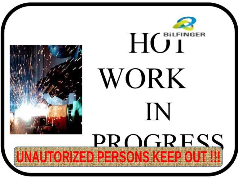 Hot Work in Progress | PDF