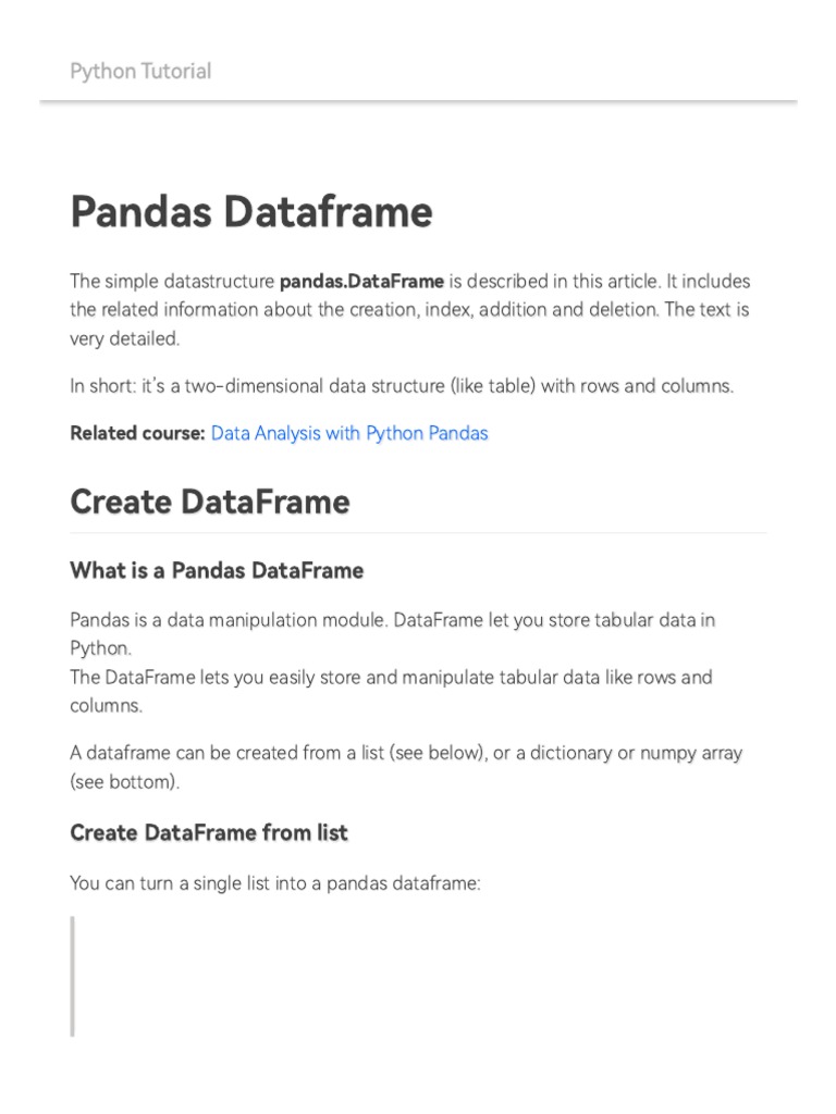 Data Frame | PDF | Data Management | Computing